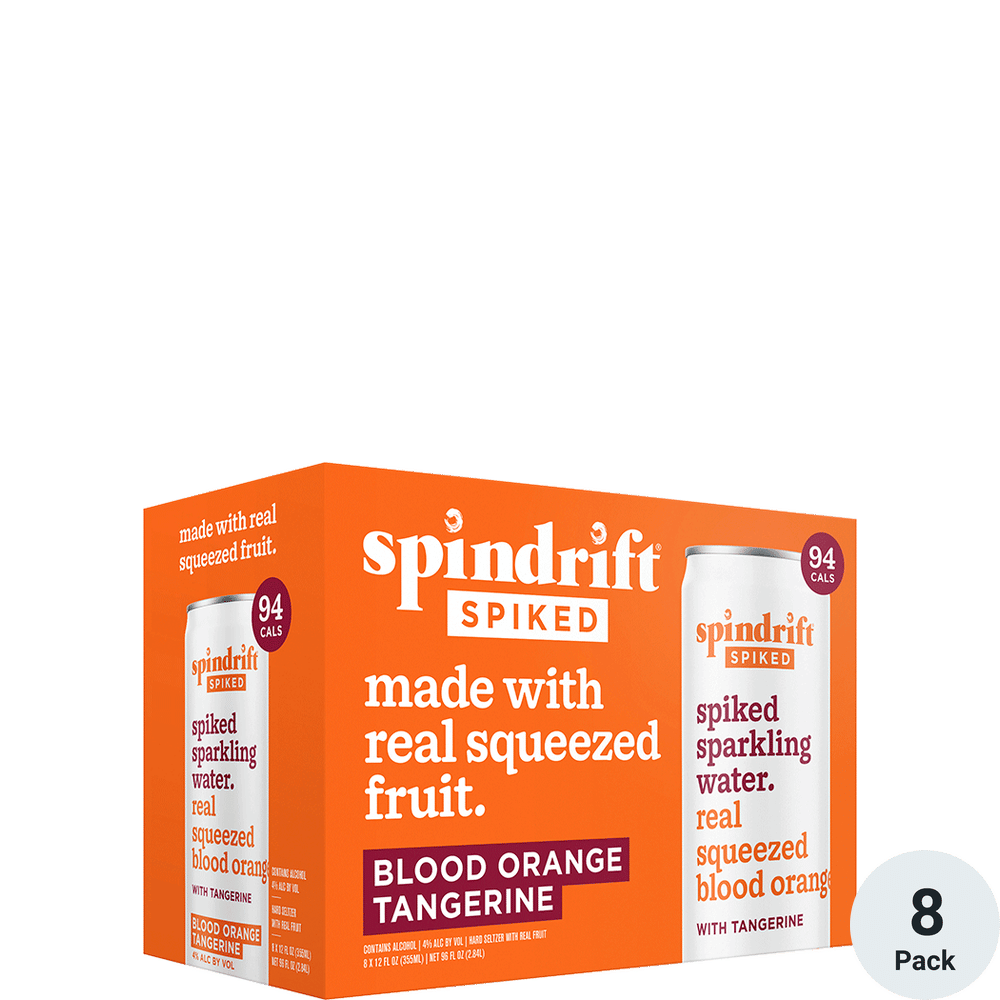 Spindrift Spiked Blood Orange Tangerine | Total Wine & More