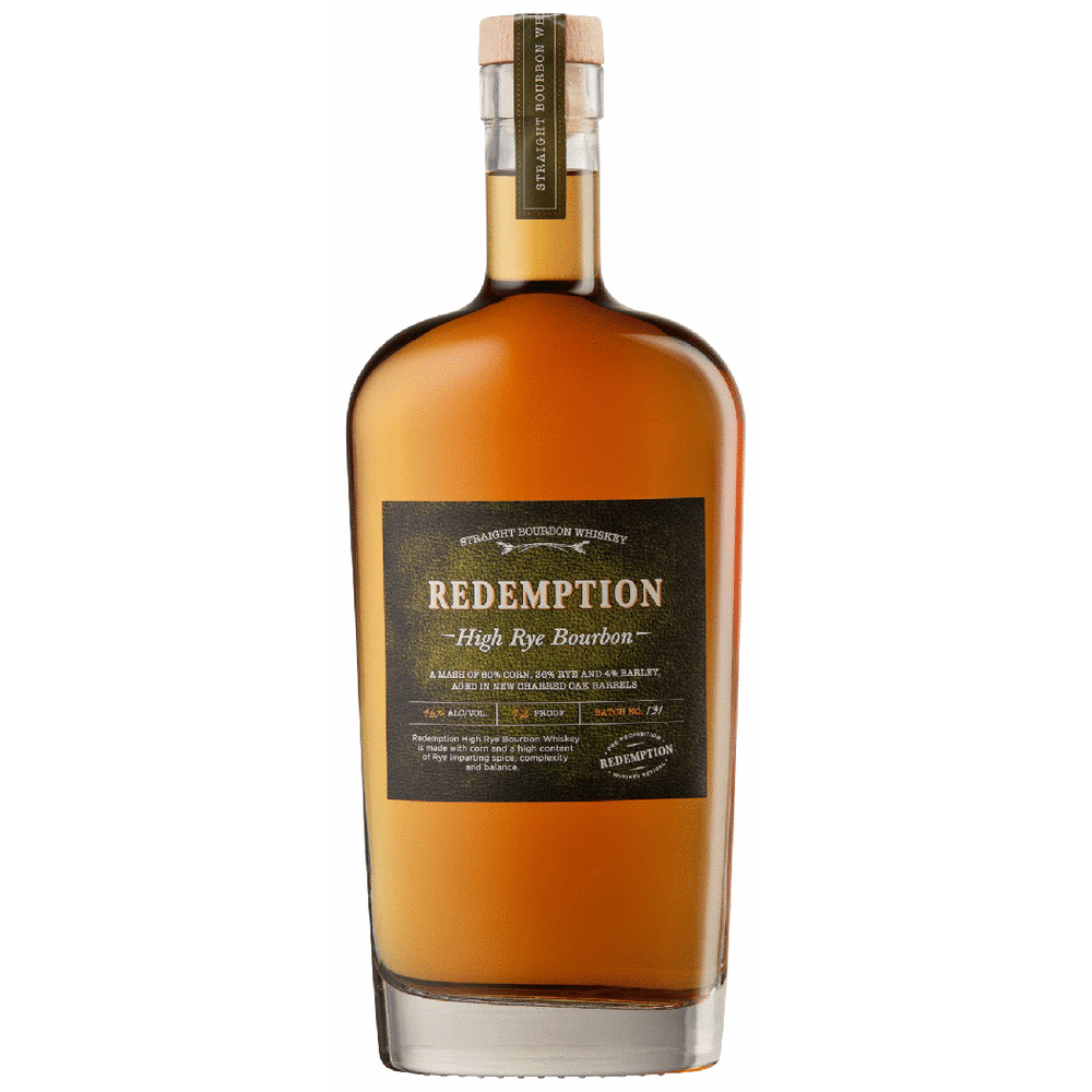 Redemption High Rye Bourbon | Total Wine & More
