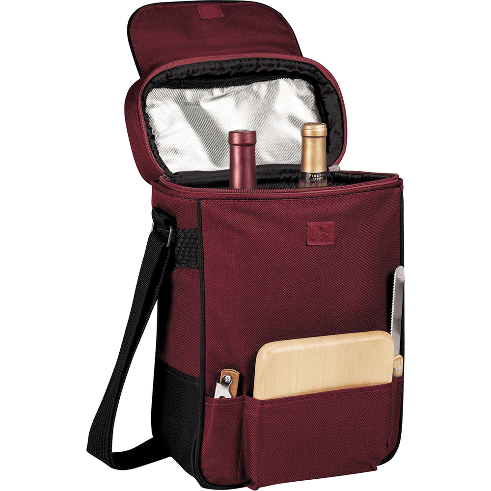 Duet Wine & Cheese Tote - Burgundy | Total Wine & More