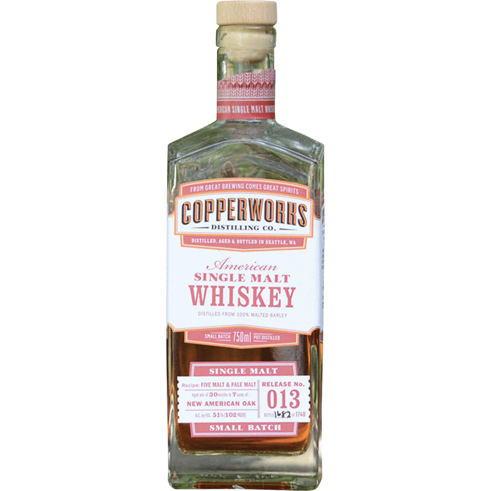 Copperworks American Single Malt Whiskey Barrel Select | Total Wine & More