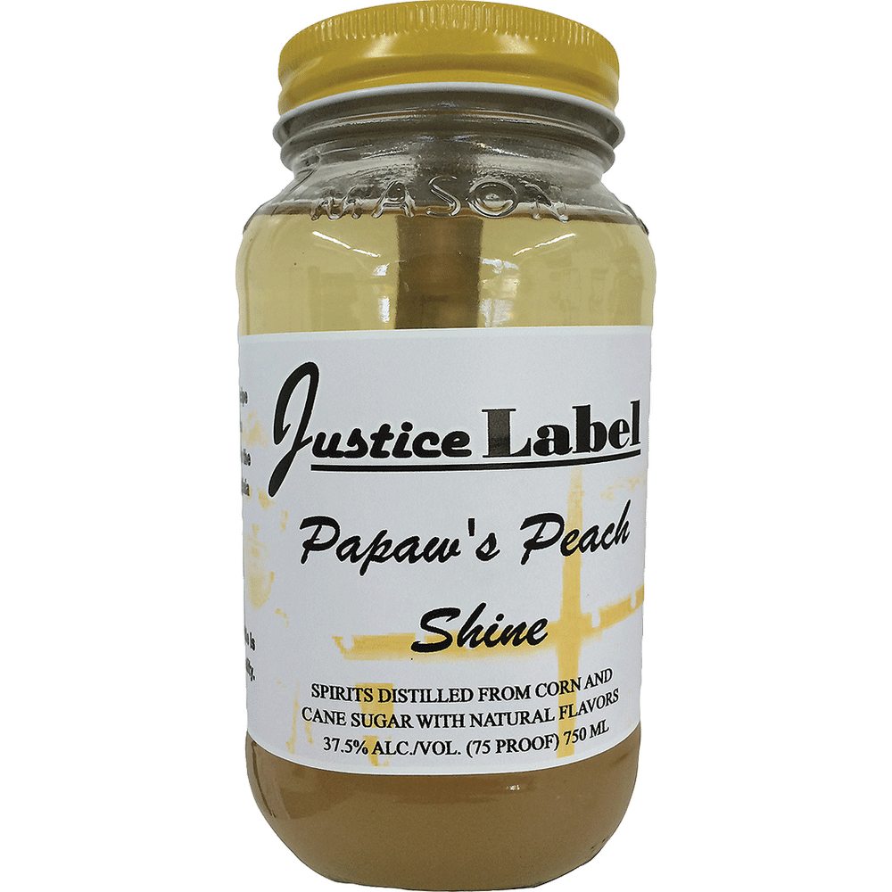 Justice Label Papaw's Peach Shine | Total Wine & More