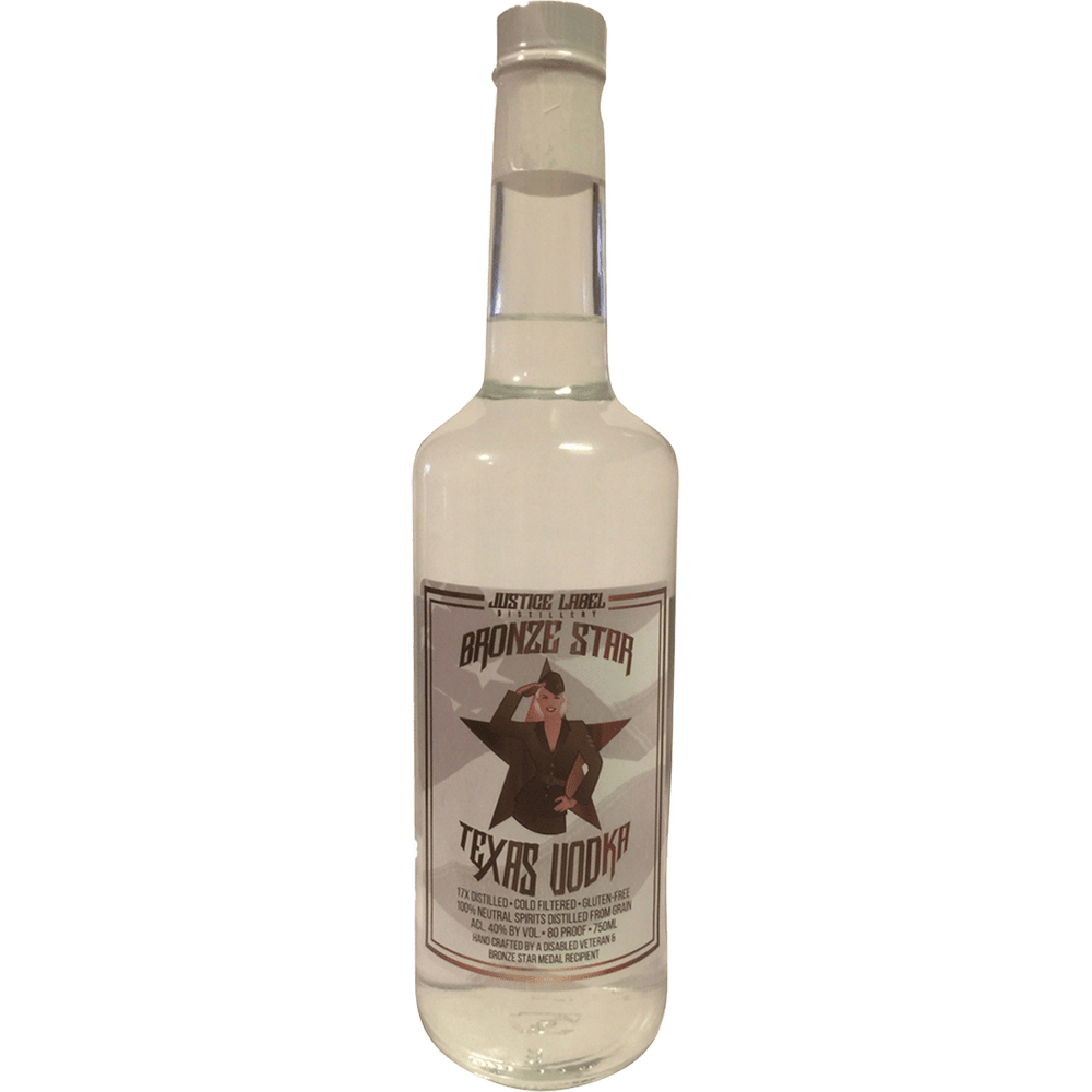 Justice Label Bronze Star Texas Whiskey | Total Wine & More