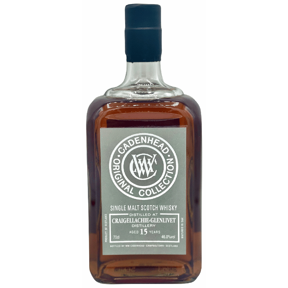 WM Cadenhead Craigellachie Glenlivet 15 Year Single Malt Scotch | Total ...