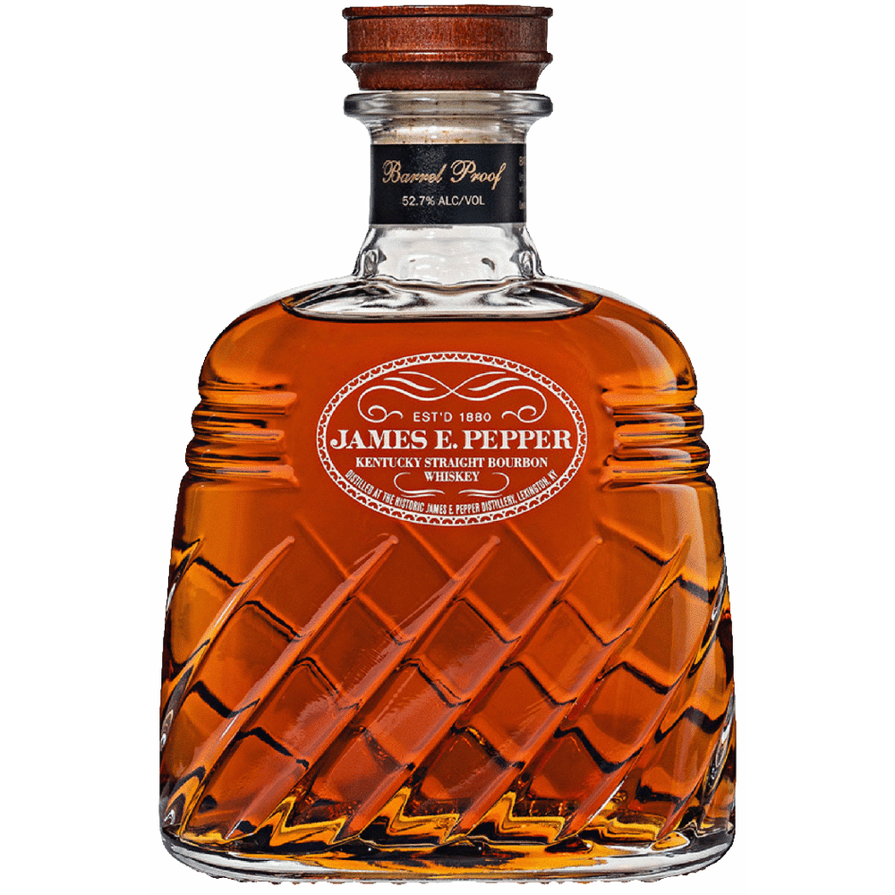 James E Pepper Decanter Barrel Proof Bourbon | Total Wine & More