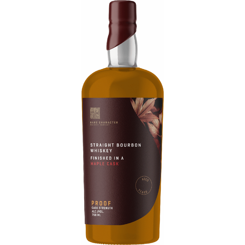 Rare Character Maple Finished Straight Bourbon Cask Strength Whiskey ...