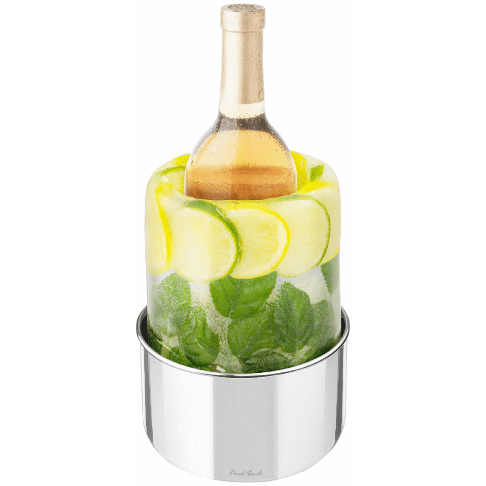 Final Touch Stainless Steel Ice Bottle Chiller | Total Wine & More