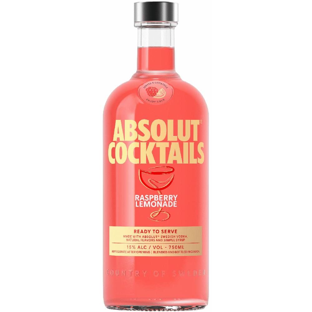 Absolut Cocktails Raspberry Lemonade | Total Wine & More