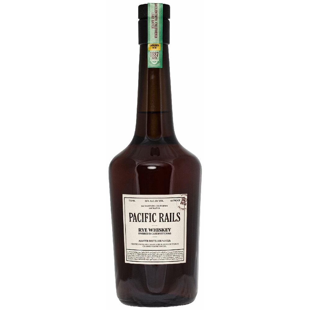 Pacific Rails Cabernet Cask Finished Straight Rye Whiskey | Total Wine ...