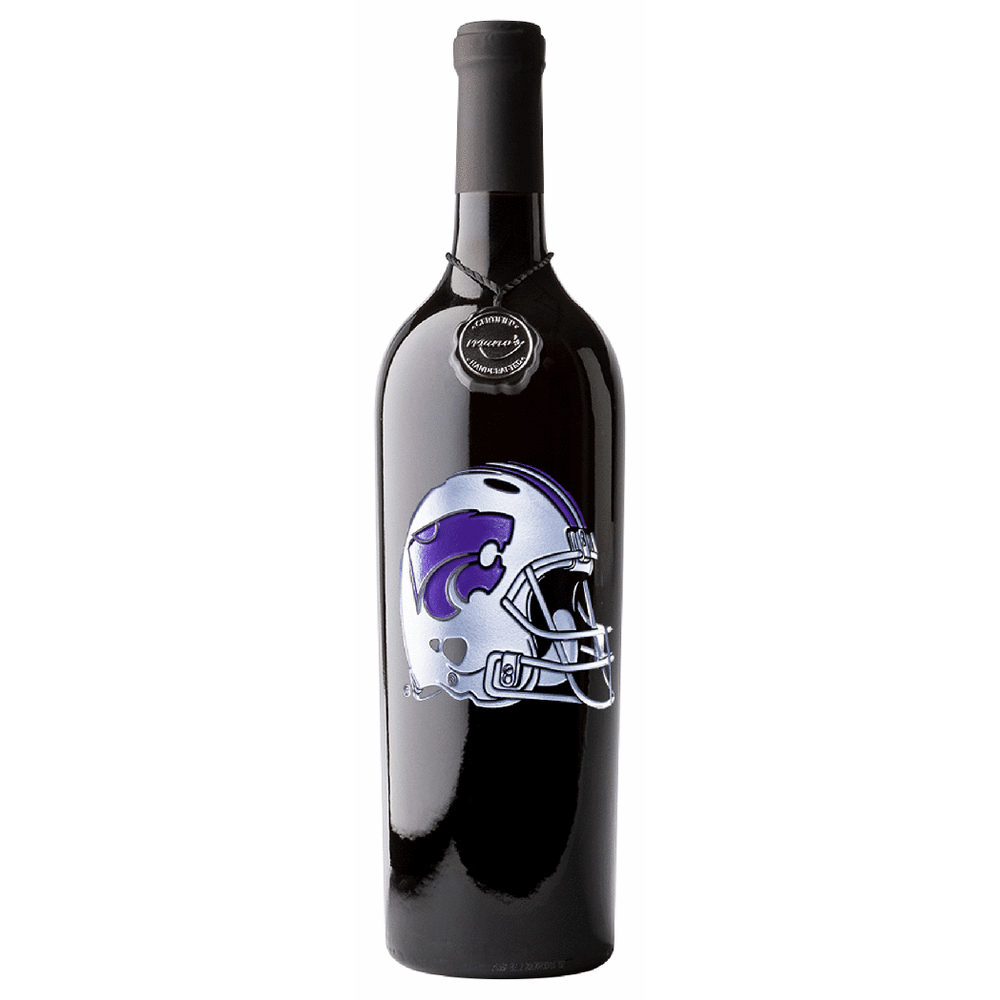 Kansas State University Football Helmet Etched Wine | Total Wine & More