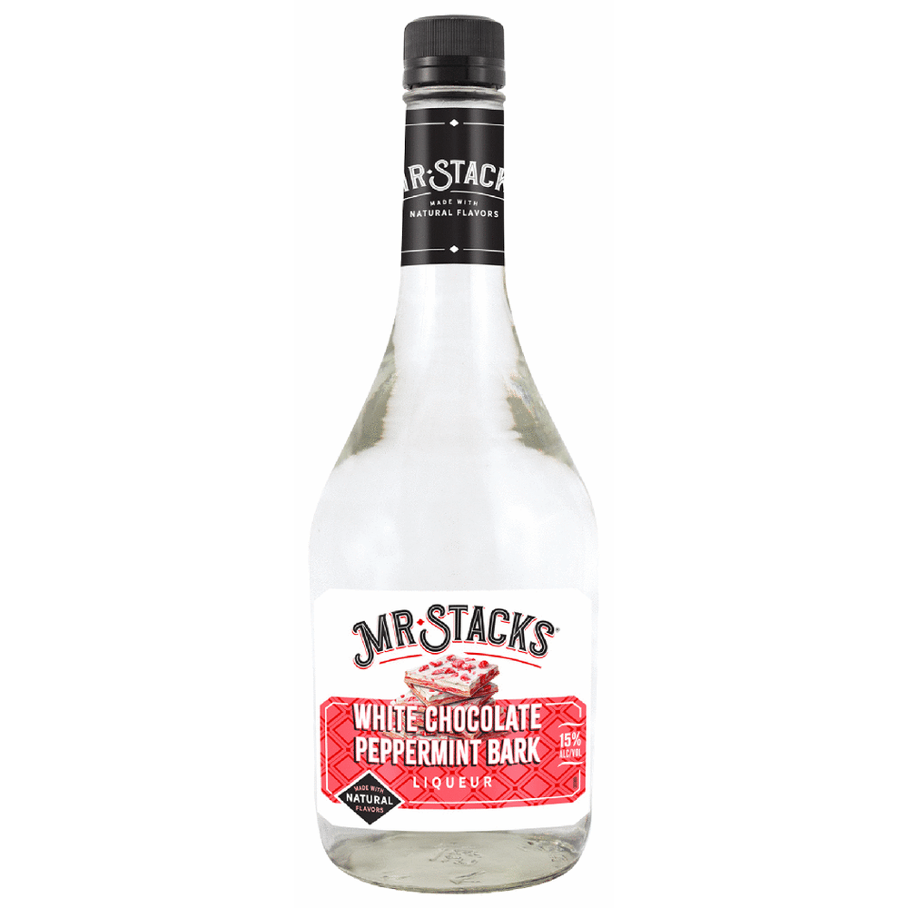 Mr Stacks White Chocolate Peppermint Bark Liqueur | Total Wine & More
