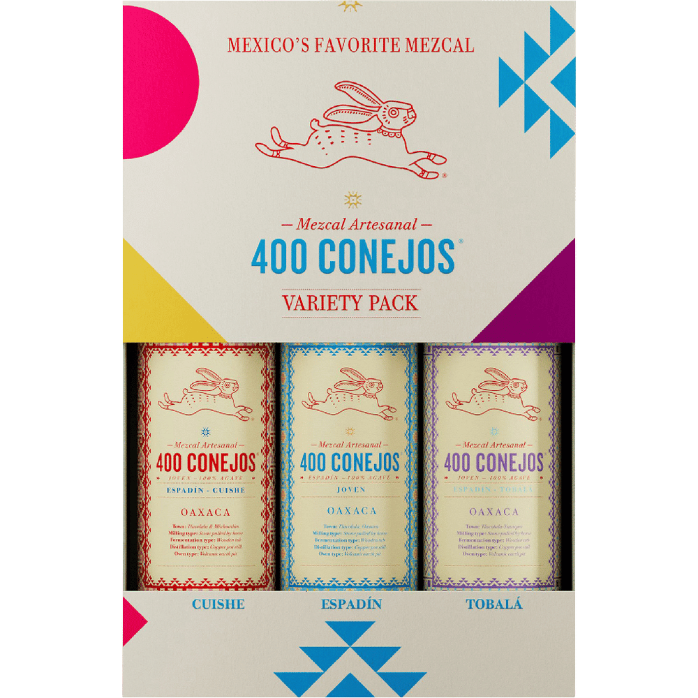 400 Conejos Tripack Mezcal Joven | Total Wine & More