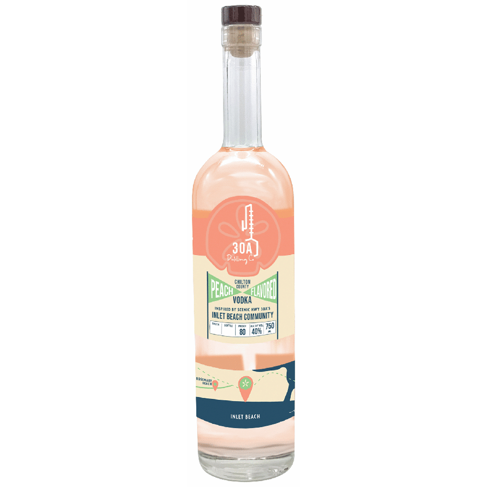 30A Inlet Beach Peach Vodka | Total Wine & More