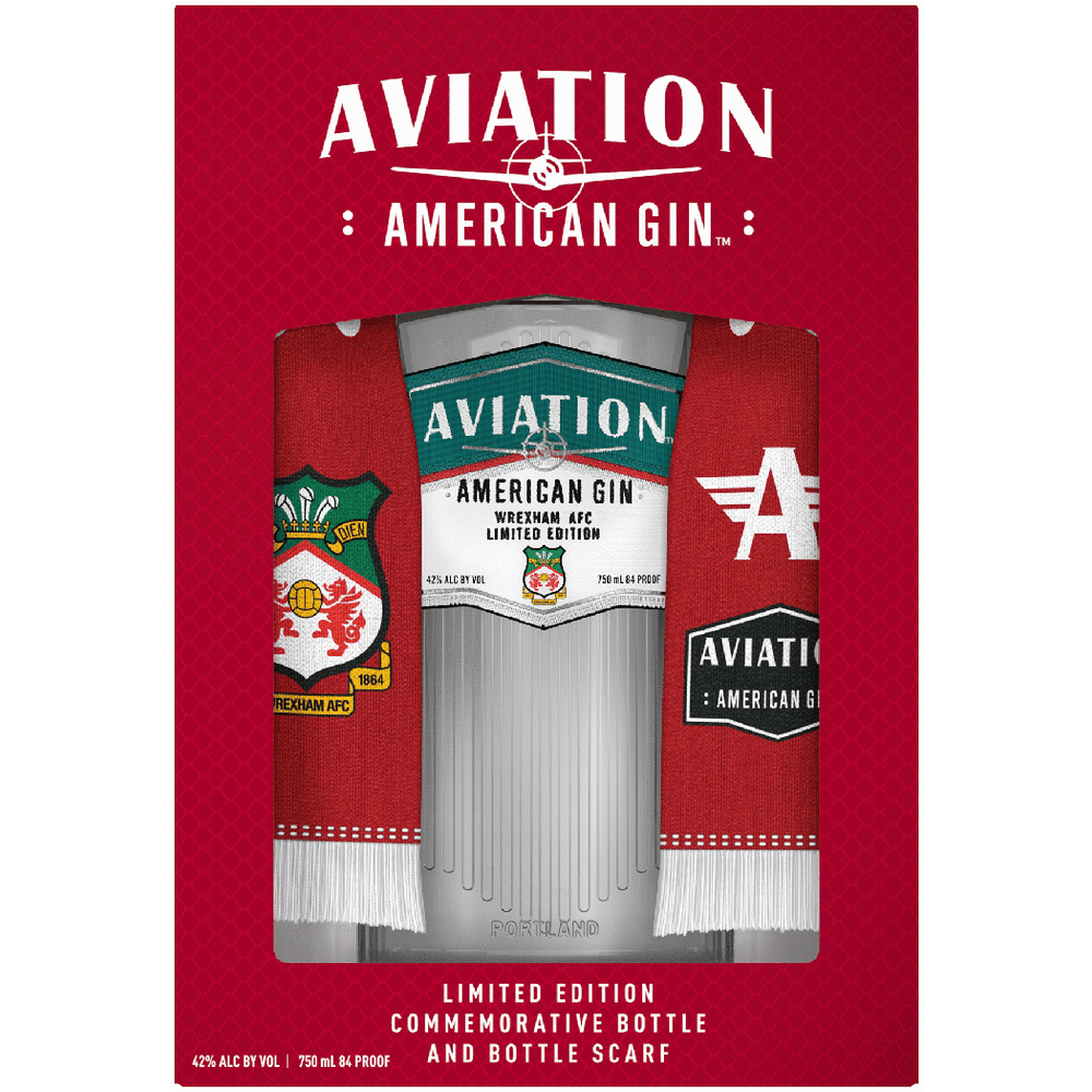 Aviation Gin with Wrexham Label & Scarf | Total Wine & More