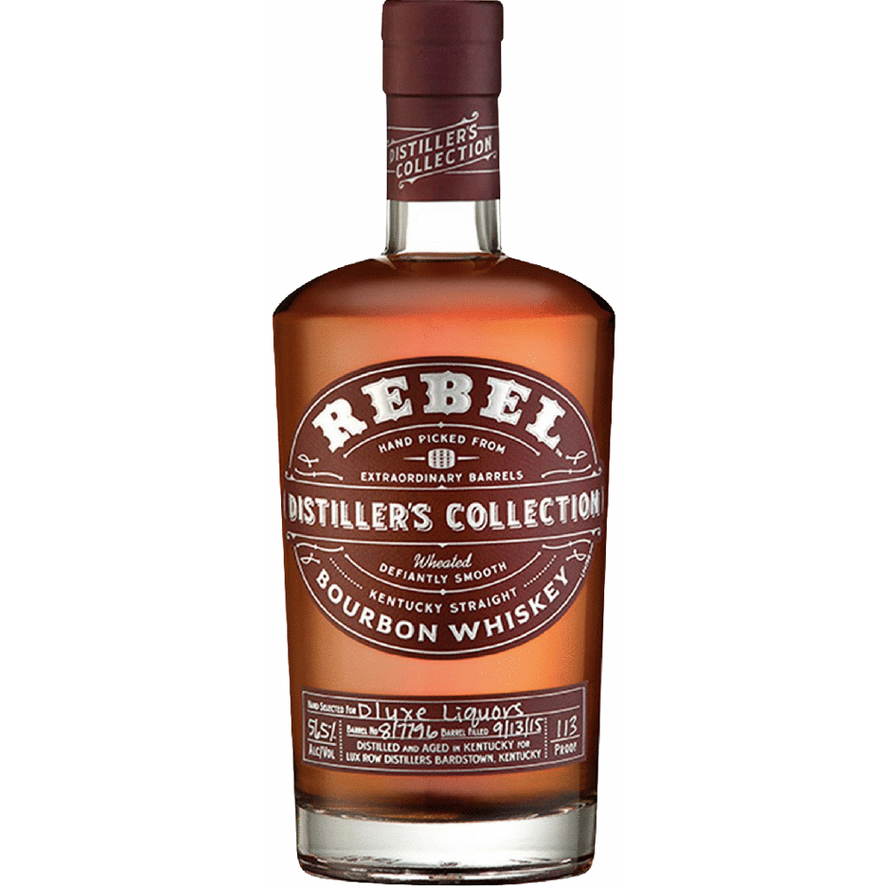 Rebel Distiller's Collection 113 Proof Single Barrel Select Bourbon ...