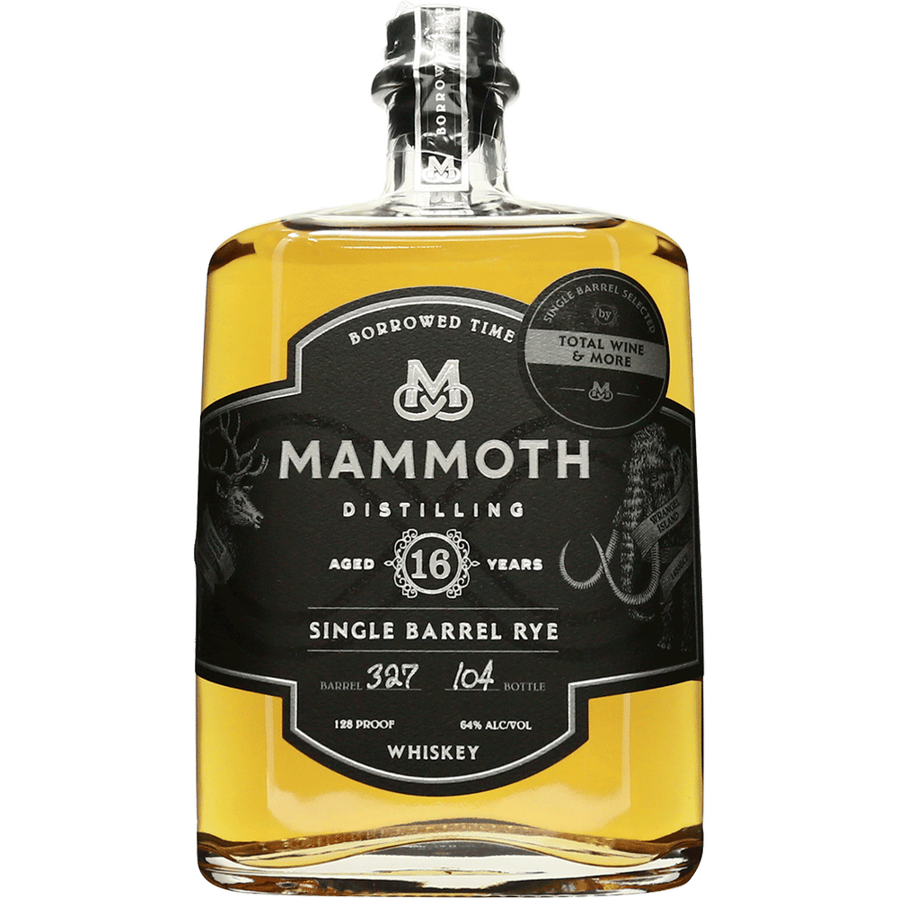 Mammoth Borrowed Time Rye Whiskey 16 Year Barrel Select | Total Wine & More