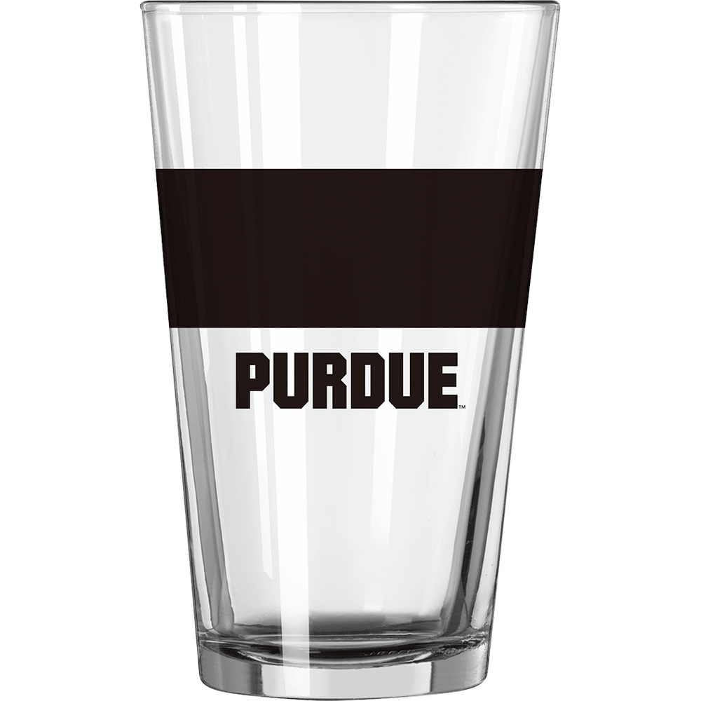 Purdue 16oz Colorblock Pint Glass | Total Wine & More