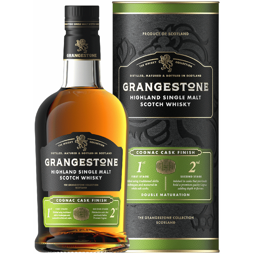 Grangestone Cognac Cask Finish Single Malt Scotch Whisky | Total Wine ...