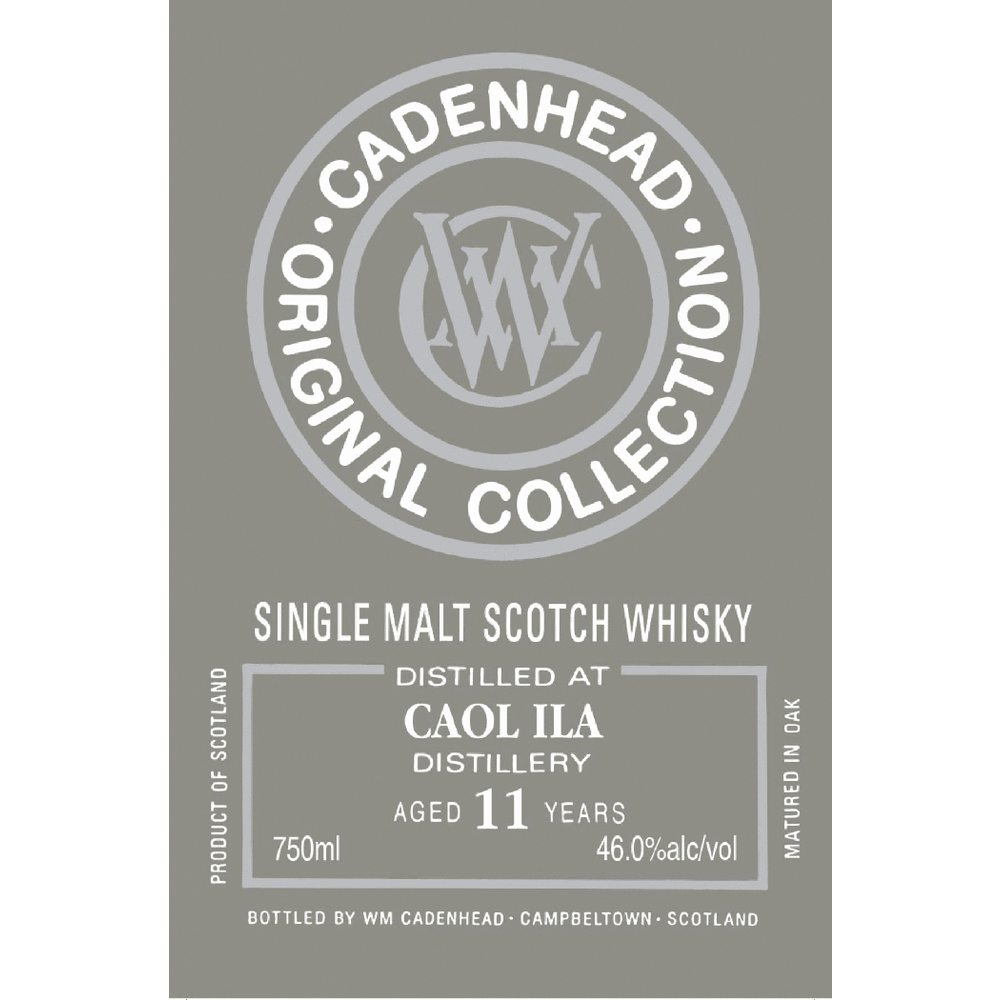 WM Cadenhead Caol Ila 10 Year Barrel Select Single Malt Scotch | Total ...