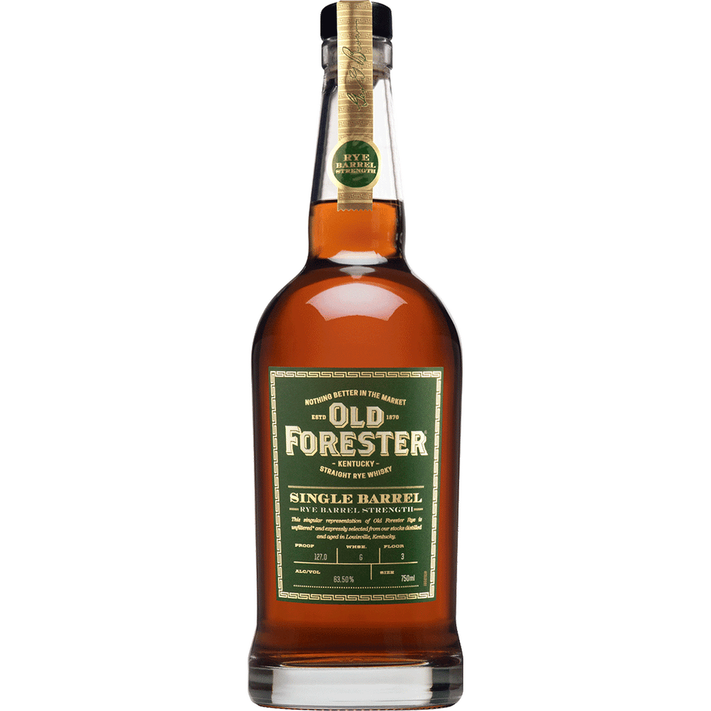 Old Forester Single Barrel Rye Barrel Proof | Total Wine & More - 750ml