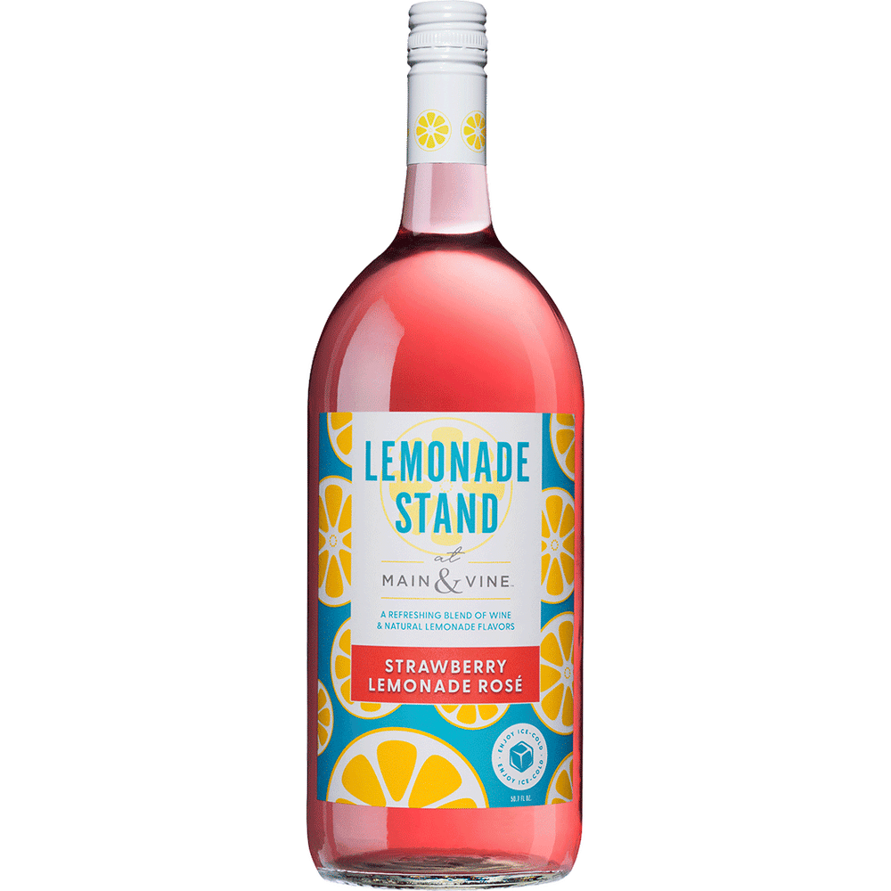 Main & Vine Lemonade Stand Strawberry Rose Lemonade | Total Wine & More