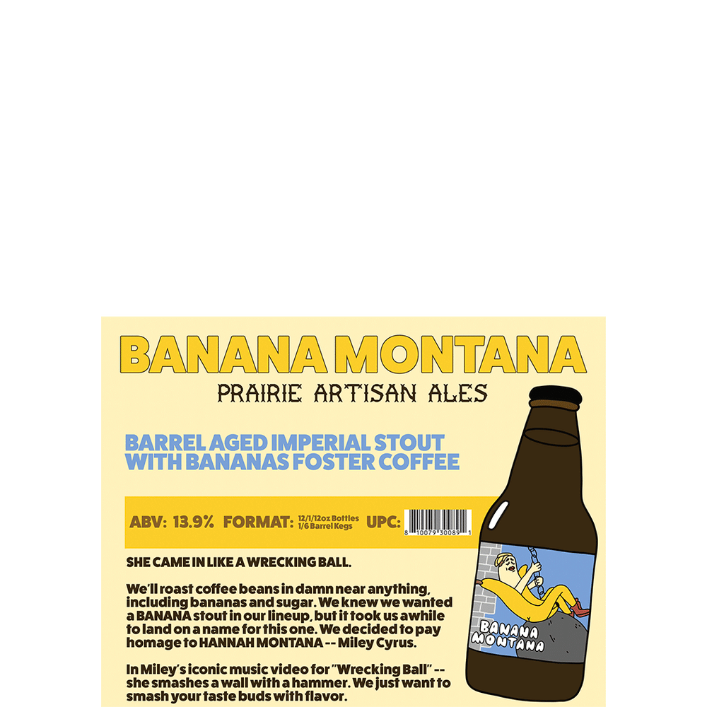 Prairie Banana Montana BA Stout | Total Wine & More