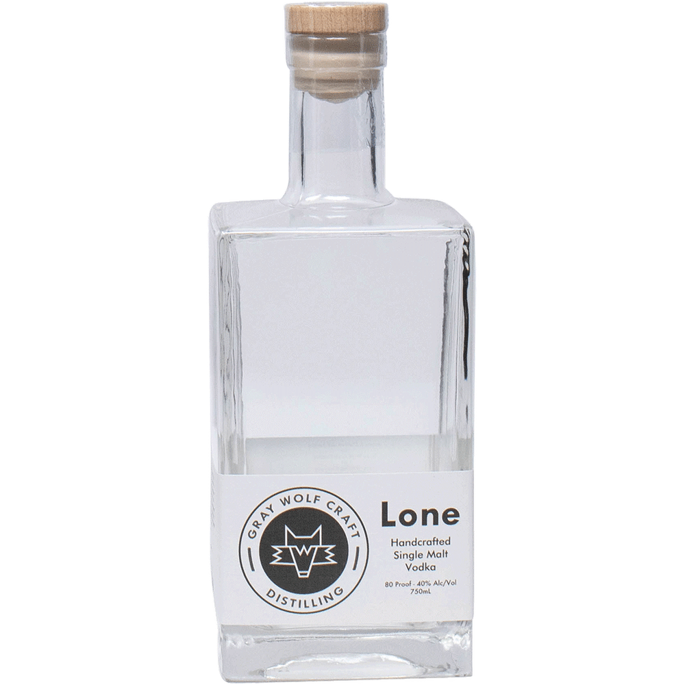 Gray Wolf Craft Lone Single Malt Vodka | Total Wine & More