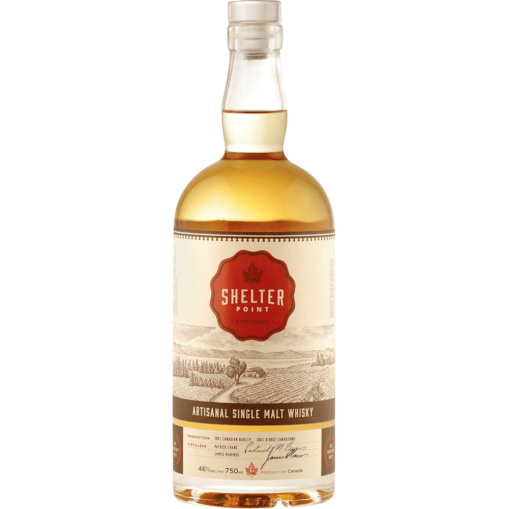 Shelter Point Artisanal Single Malt Canadian Whisky | Total Wine & More