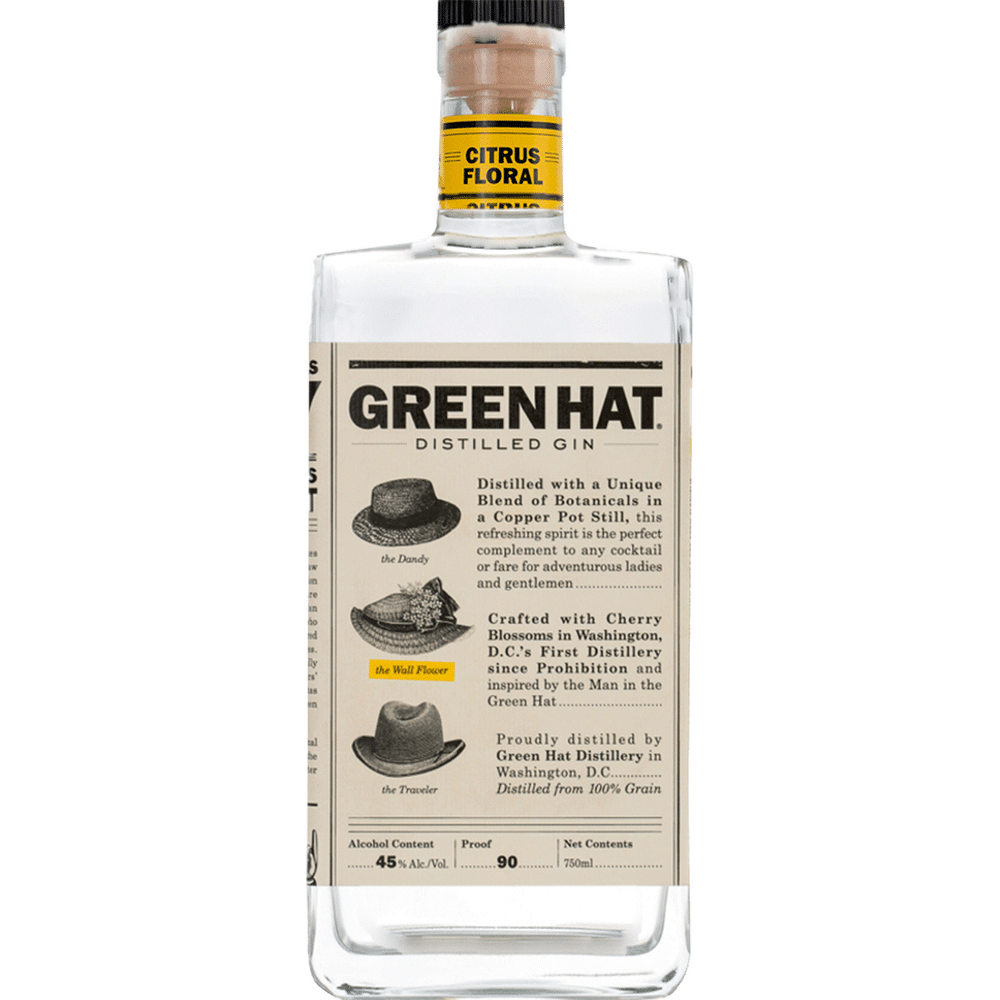 Green Hat Citrus Floral Gin | Total Wine & More