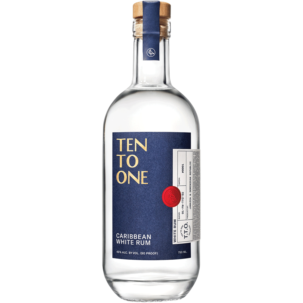 Ten to One Caribbean White Rum | Total Wine & More