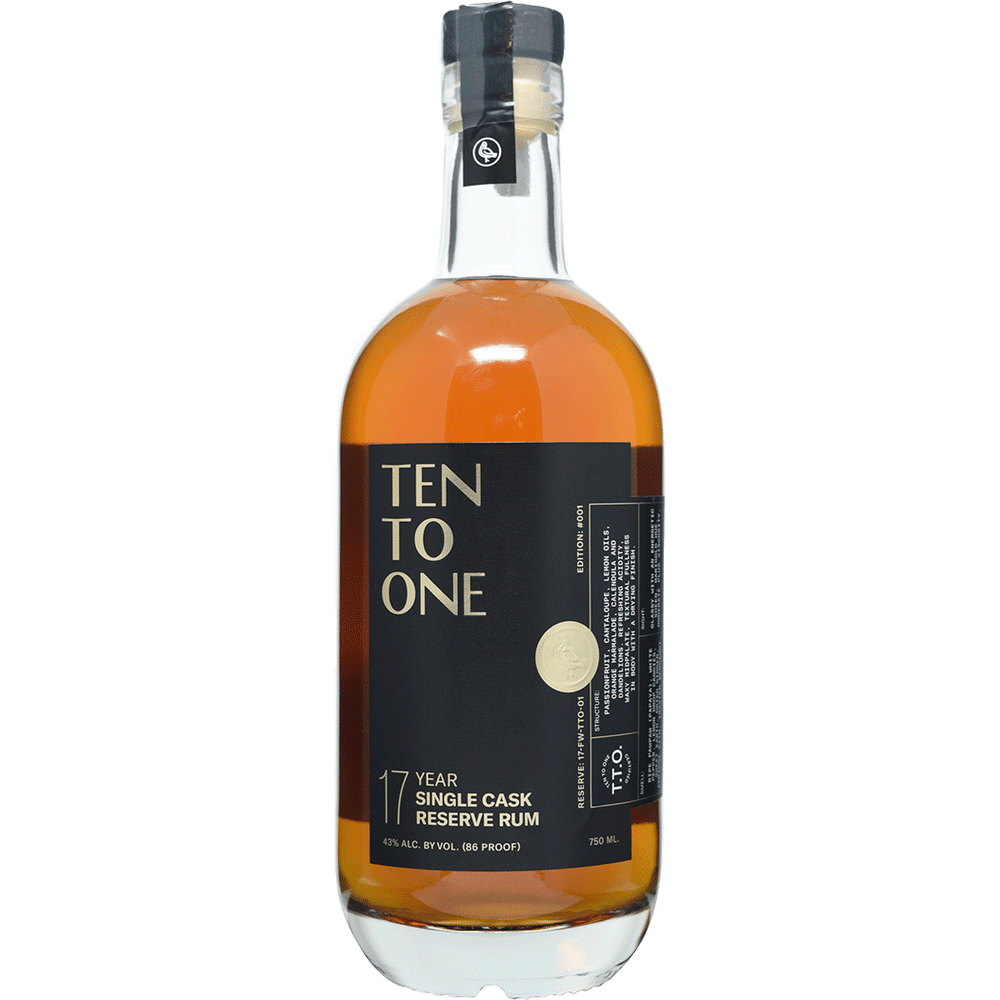 Ten To One 17 Year Single Cask Reserve Rum | Total Wine & More