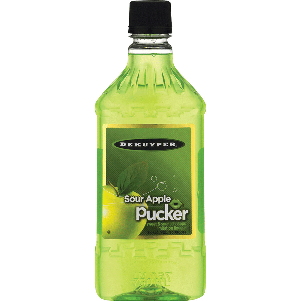 DeKuyper Sour Apple Pucker Liqueur Plastic | Total Wine & More