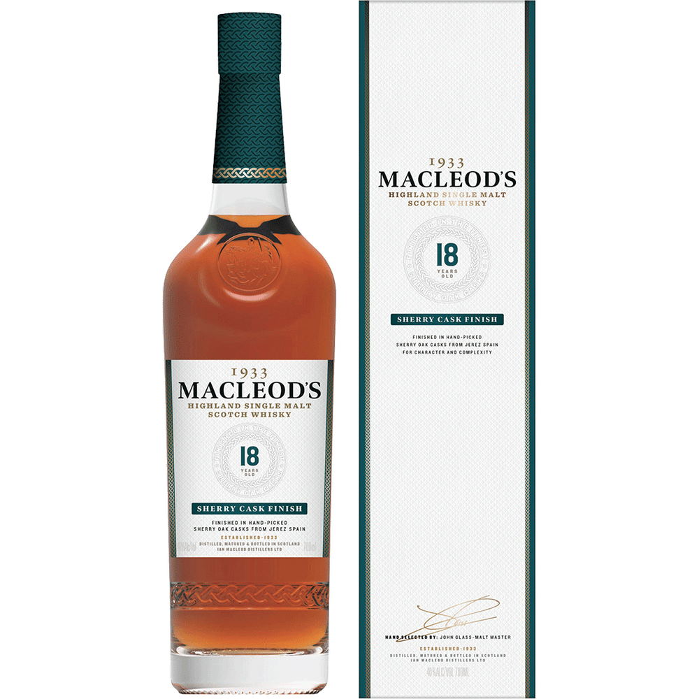 1933 Macleod's 18 Year Sherry Cask Single Malt | Total Wine & More