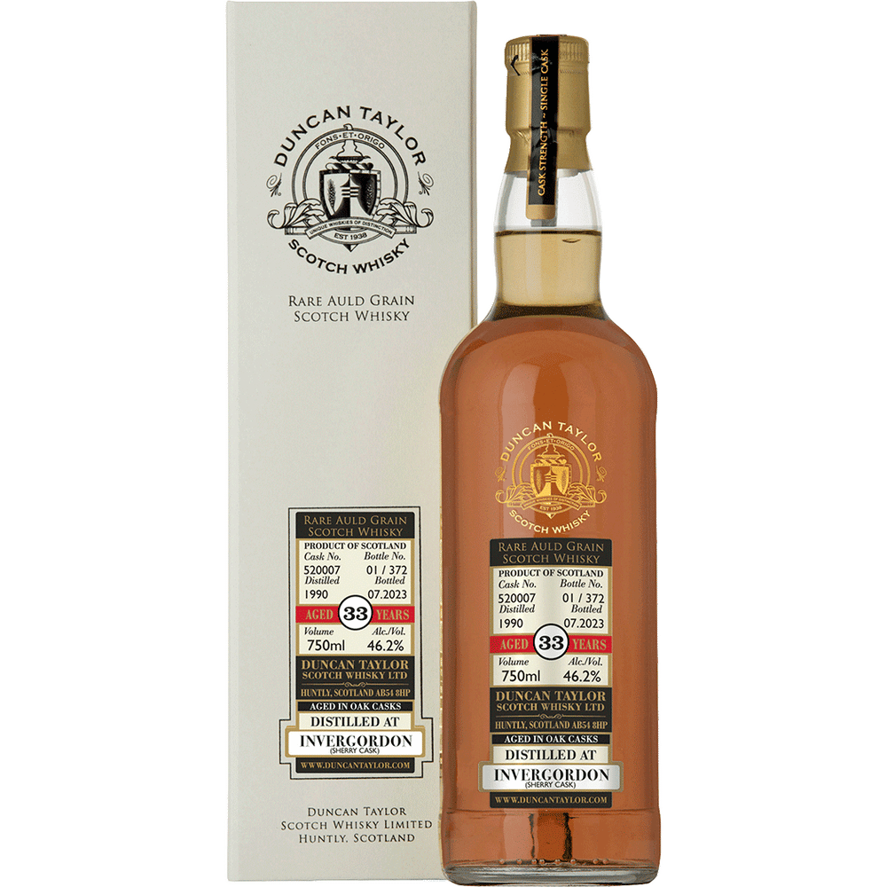 Rare Auld Grain Invergordon 33 Year 1990 Sherry Cask Scotch | Total ...