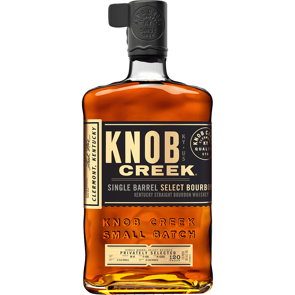 Knob Creek Single Barrel 120 Proof Barrel Select Bourbon | Total Wine ...