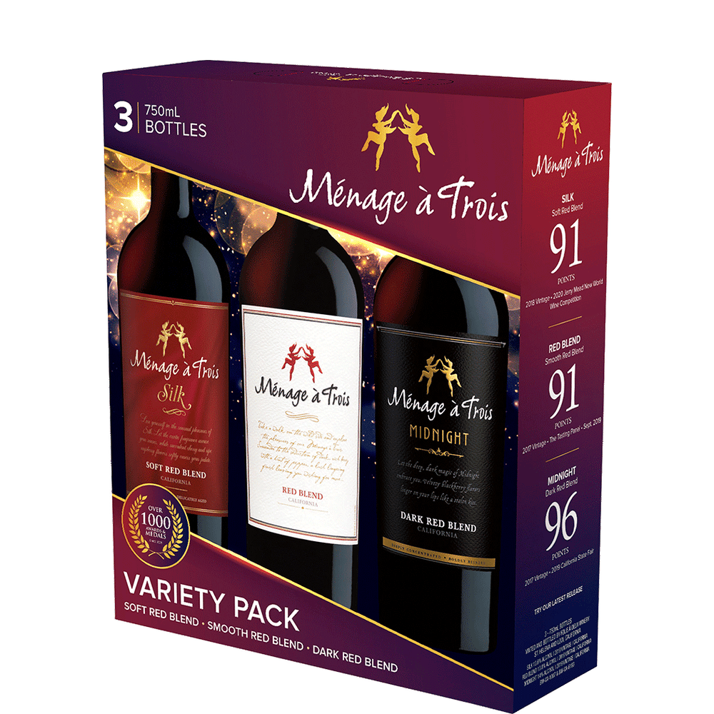 Menage a Trois Variety Pack | Total Wine & More