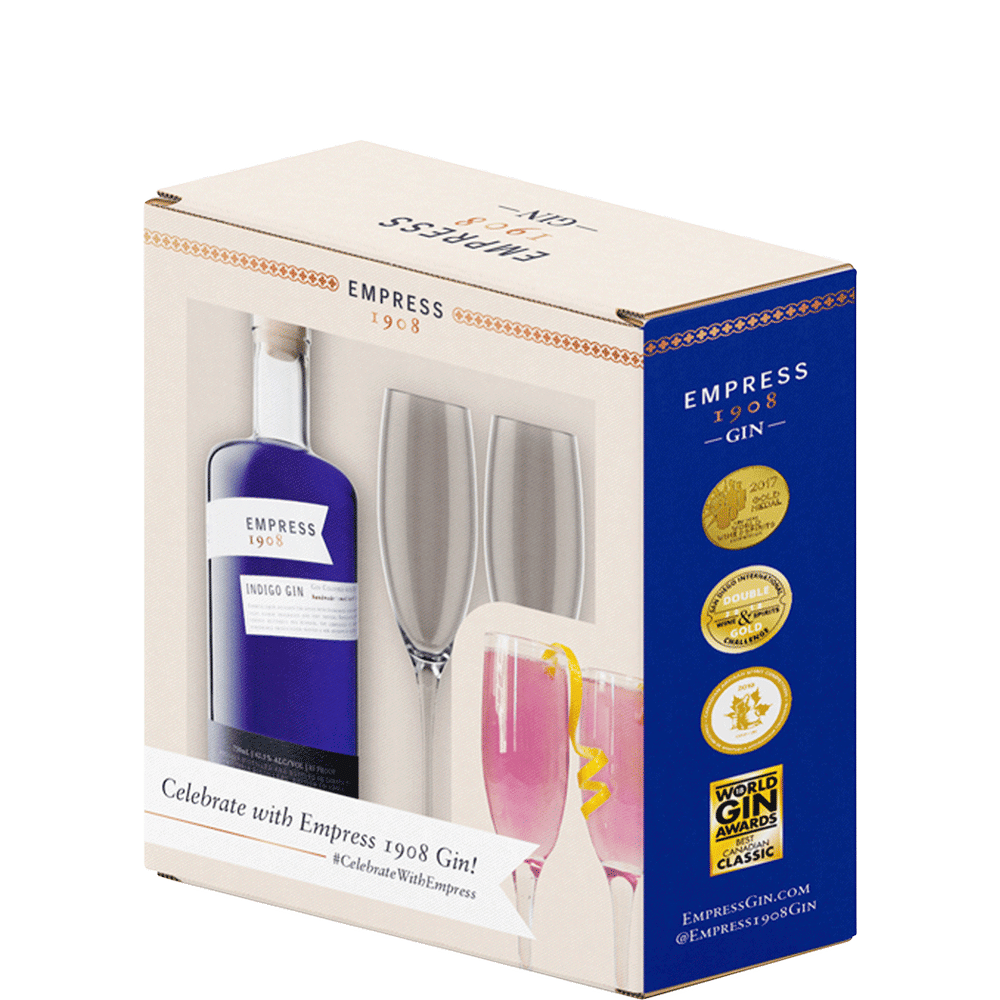 Empress 1908 Indigo w/ Two Glass Gin | Total Wine & More