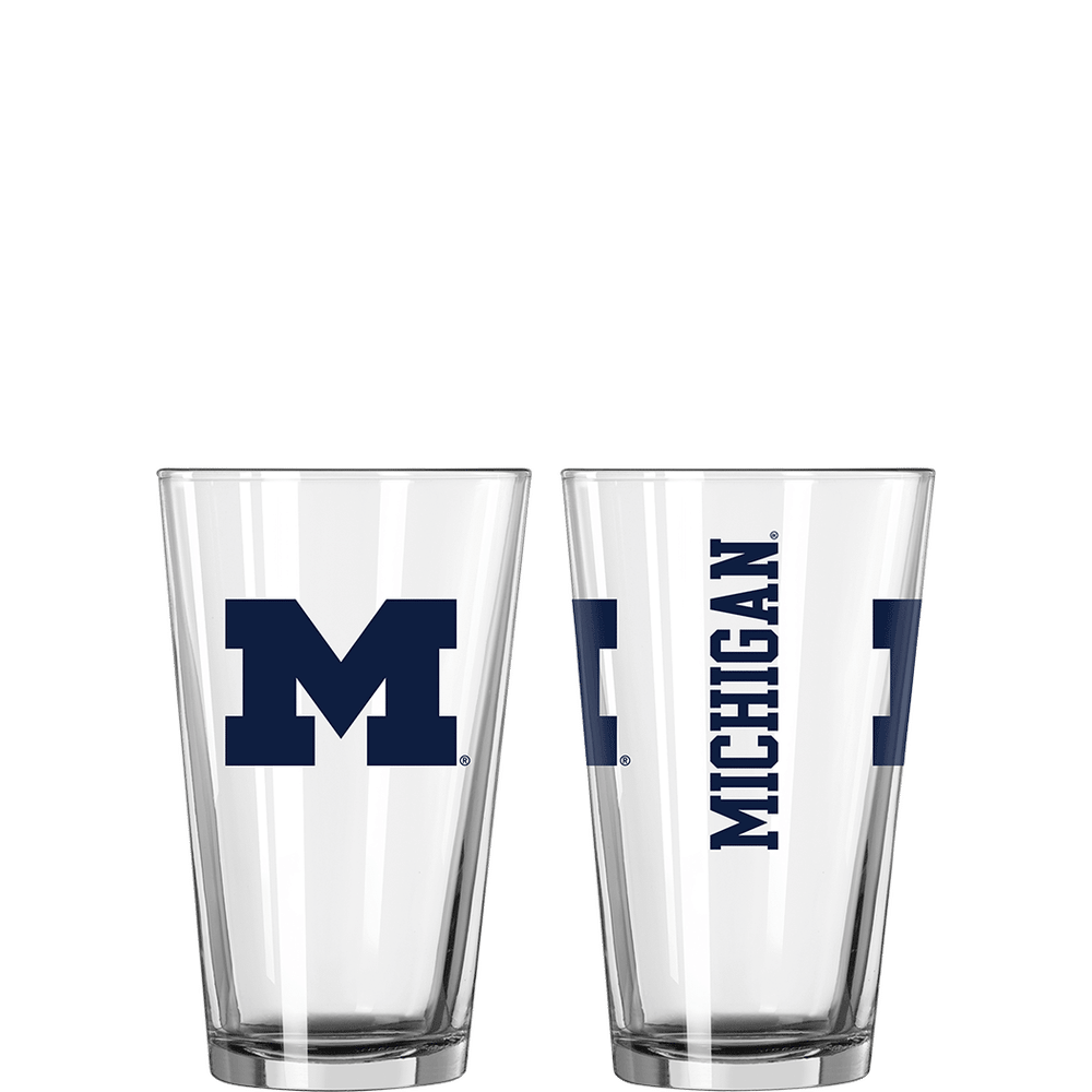 University of Michigan - 16oz Pint Glass | Total Wine & More