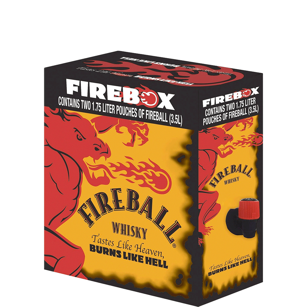 Fireball Cinnamon Whisky Firebox | Total Wine & More