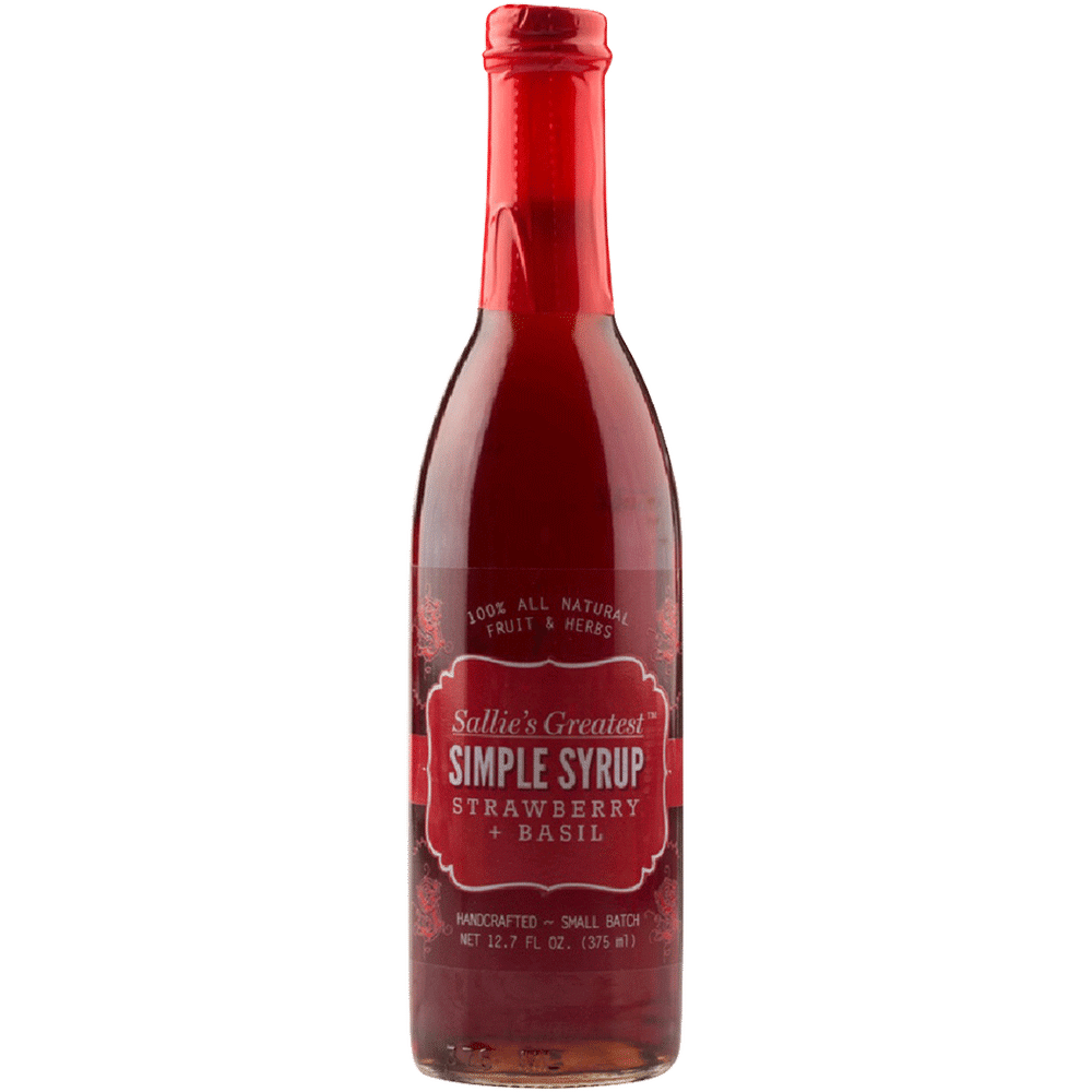 Sallie's Greatest Strawberry & Basil Simple Syrup | Total Wine & More