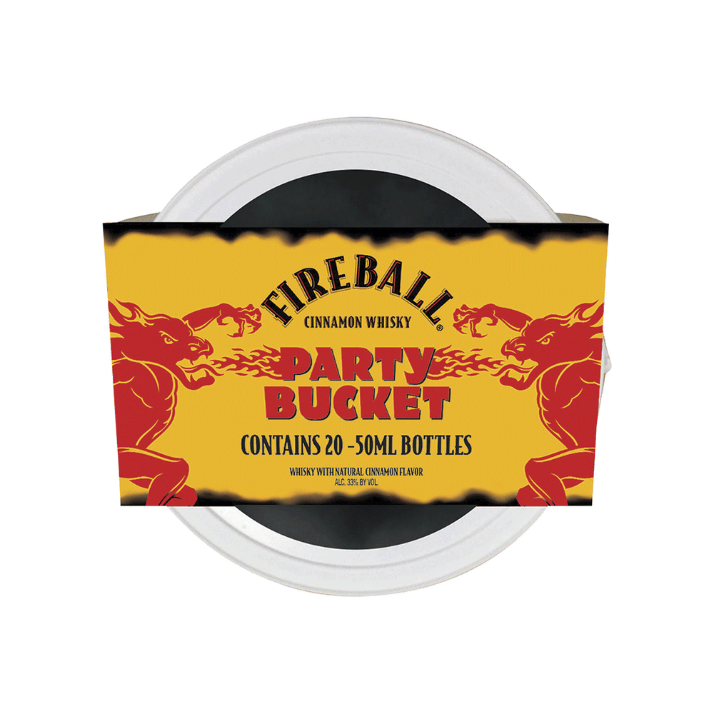 Fireball Cinnamon Whisky Party Bucket | Total Wine & More - 50ml Gift