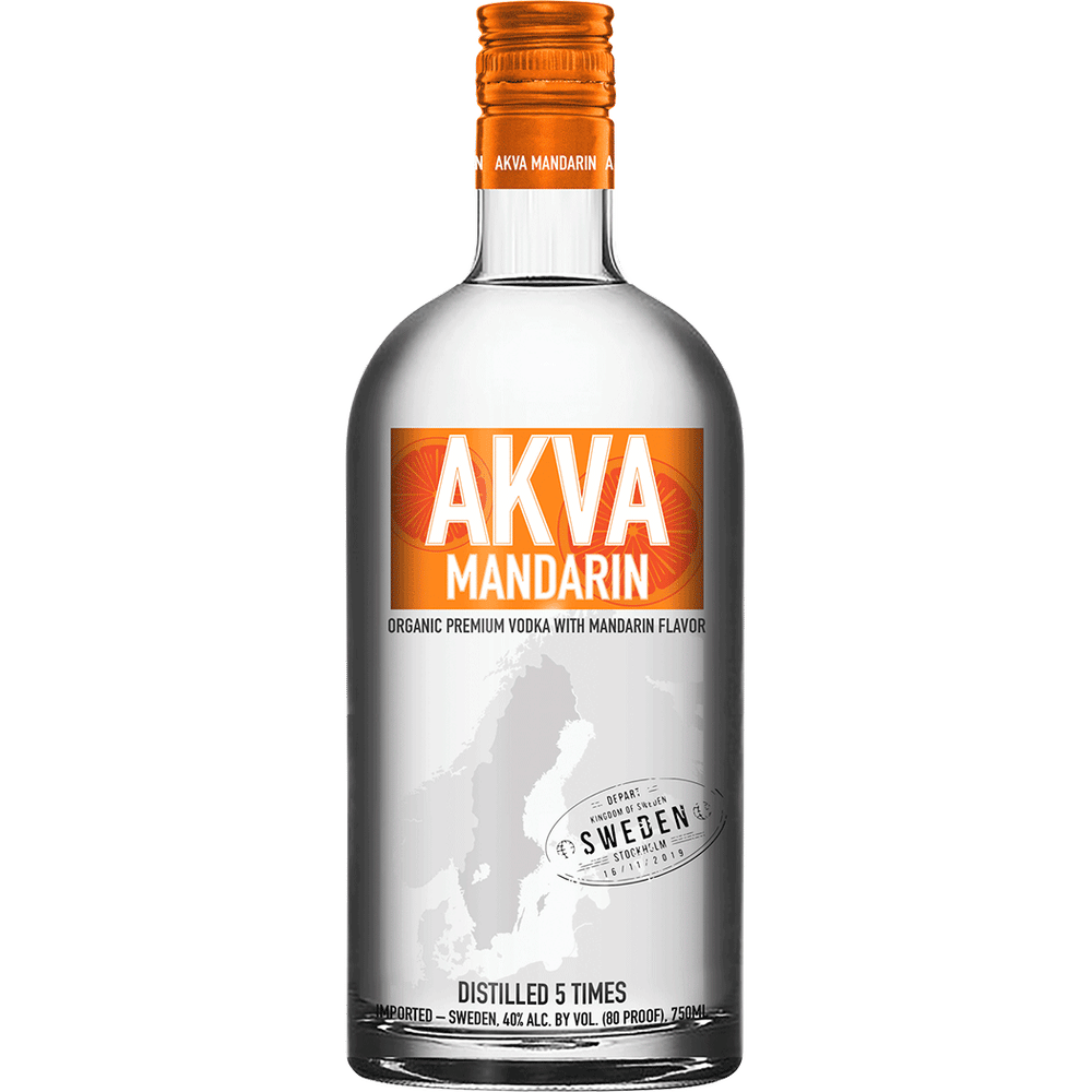 Akva Mandarin Swedish Vodka | Total Wine & More