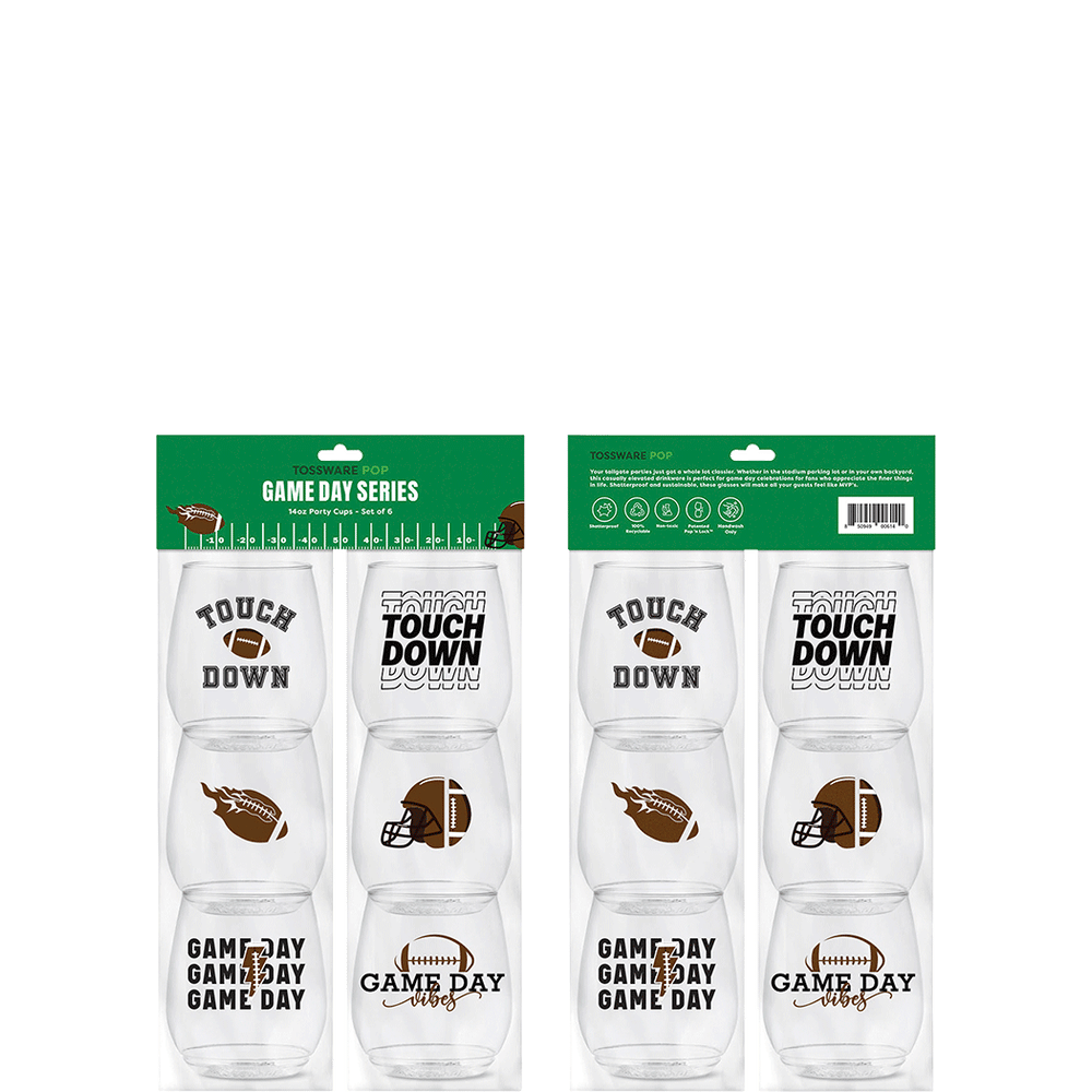 Tossware Wine 6 Pack Game Day Series | Total Wine & More