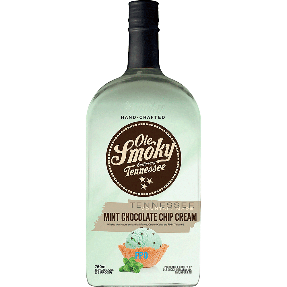 Ole Smoky Tennessee Whiskey Mint Chocolate Chip Cream | Total Wine & More