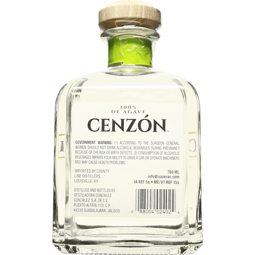 Cenzon Silver 100% De Agave Tequila | Total Wine & More
