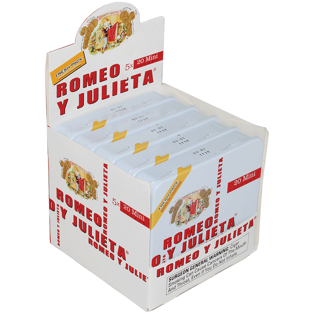 Romeo Y Julieta Mini White Tin 20 Count | Total Wine & More