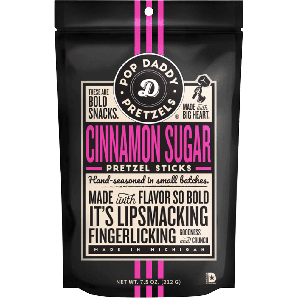 Pop Daddy Cinnamon Sugar Pretzels | Total Wine & More