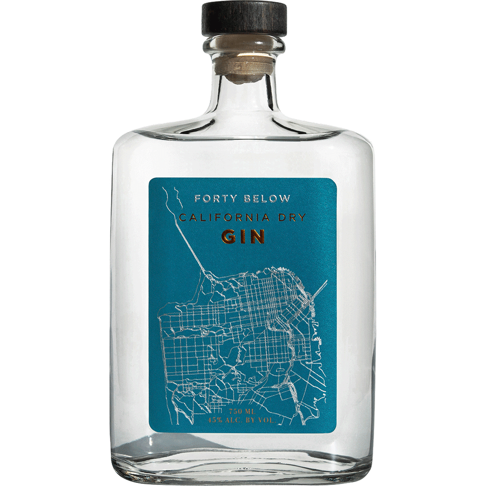 Forty Below California Dry Gin | Total Wine & More