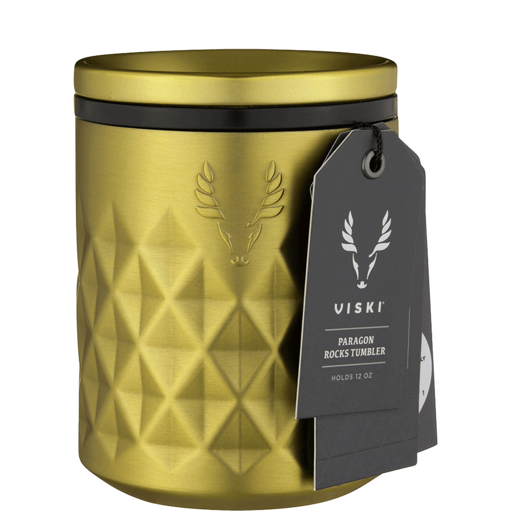 Viski Paragon Stainless Steel Rocks Tumbler Gold | Total Wine & More