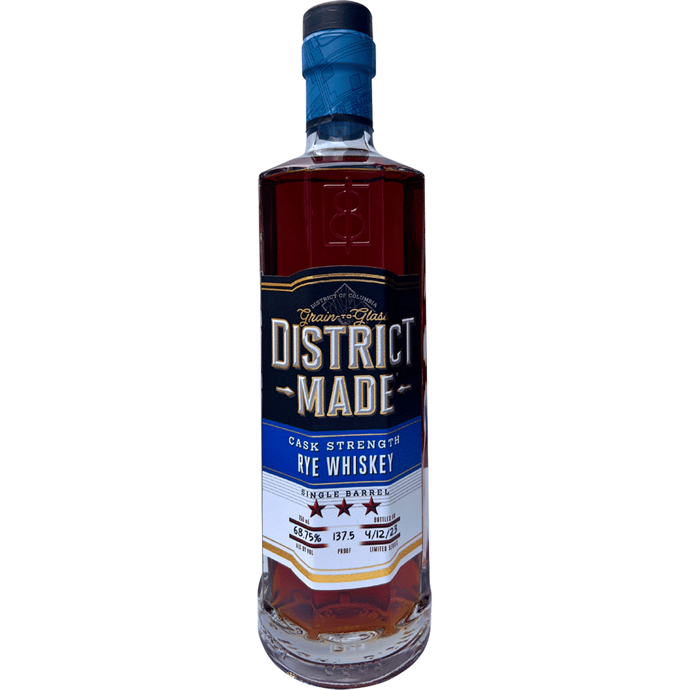 District Made Single Barrel Rye Whiskey | Total Wine & More