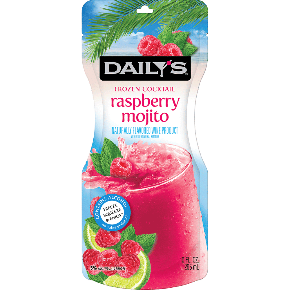 Dailys Pouches Raspberry Mojito | Total Wine & More